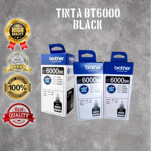 Jual Tinta Brother BT6000BK For DCP-T300, DCP-T500W DCP-T7 - Black ...