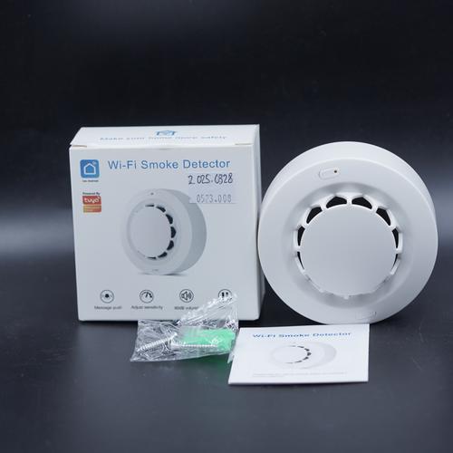 Jual Detektor Asap WiFi Smart Smoke Alarm Detector Fire Protection 90db ...