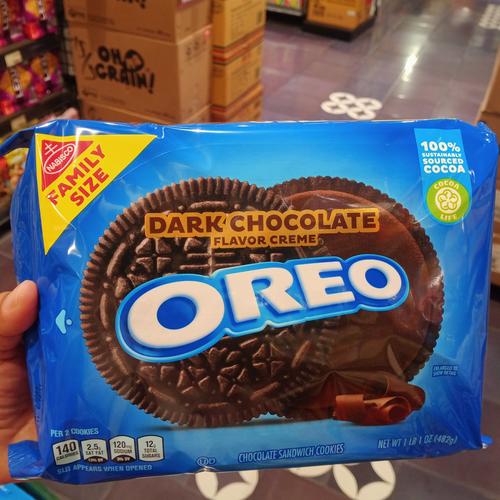 Jual Nabisco Oreo Dark Chocolate 17 Oz 482gr - Biscuit / Biskuit Import ...