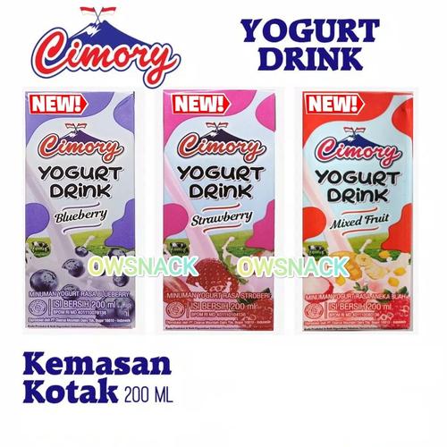 Jual CIMORY YOGURT DRINK KOTAK 200 ml - Strawberi - Kota Tangerang - Wiralel | Tokopedia