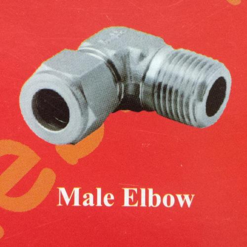 Jual Male Union Elbow connector 3/8" cube x 1/4" Npt stainless stell ss 316 - Jakarta Barat ...