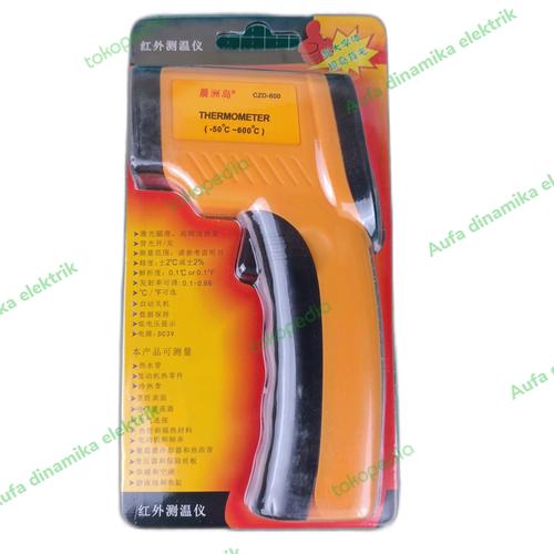 Jual TERMOMETER GUN DiGITAL infrared thermometer -50 sampai + 600 ...