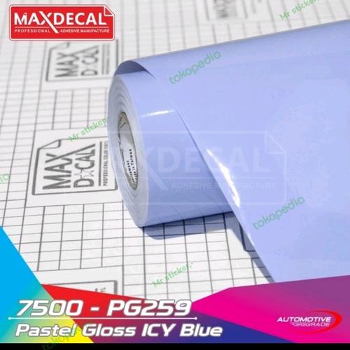 Jual [ MAX DECAL GLOSSY ] SKOTLET WRAPING STIKER WARNA BIRU PASTEL ICY ...