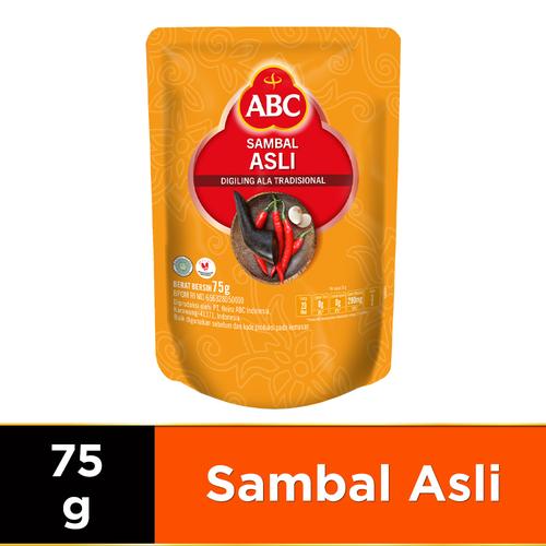 Jual ABC Saos Sambal ASLI Pouch 75gr / Sambal ABC Kemasan Refill Mini ...