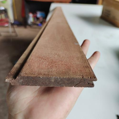 Jual Plafond Lumber Ceiling Kayu Kamper Samarinda Lebar 8cm x T 1cm ...
