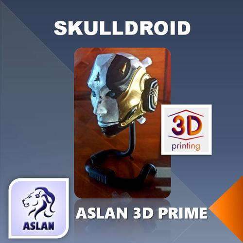 Jual SKULLDROID ANDROID SKULL WITH STANDBASE ARTICULATED FIGURE 3D ...