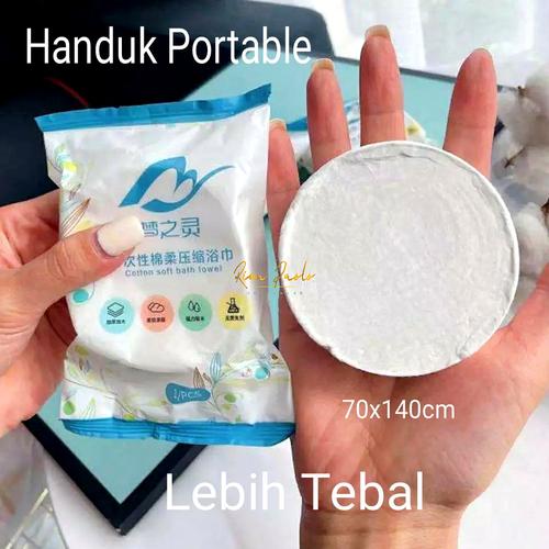 Jual Handuk Travel Portable Magic Towel Press Import Big Size ...