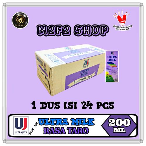Jual Susu Ultra Milk Rasa Taro Kotak UHT - 200 ml (Harga Karton ...