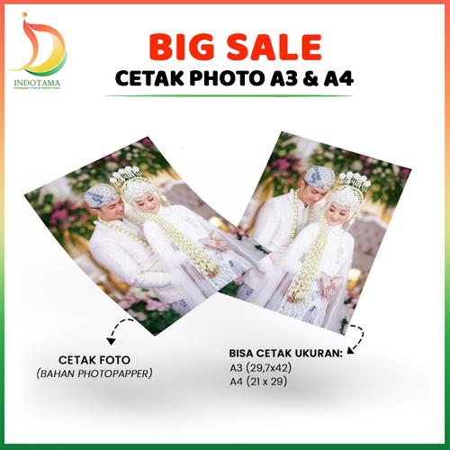 Jual Cetak Foto Keluarga Cetak Poto wedding A3/A4 Custom Cetak Photo ...