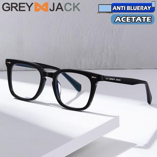 Promo Grey Jack Kacamata Antiradiasi Blueray Bahan Acetate Model Kotak ...