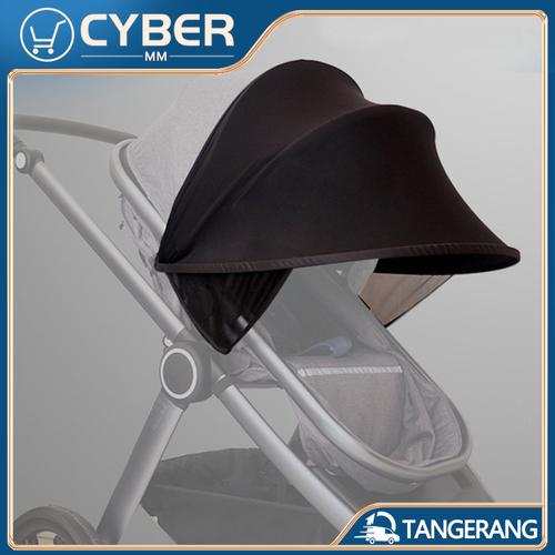 Jual Kanopi / Cover Pelindung Matahari Untuk Stroller Bayi - Hitam ...