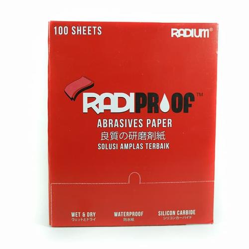 Jual Amplas Duco Radiproof Merah Kertas Lembaran Merk Radium - 360 ...