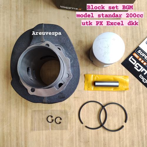 Jual Blok set BGM Germany 200 cc model standar utk PX Excel 200 SPARTAN ...