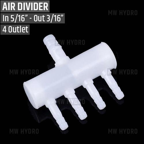 Jual Air Flow Divider / Manifold Pembagi Udara, 4 Outlet, 5/16" ke 3/16 ...