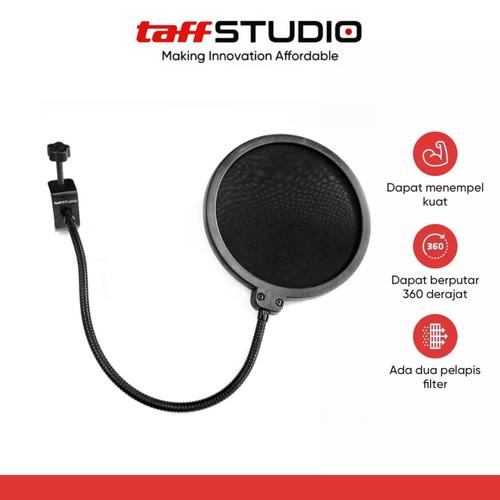 Jual Pop Filter Microphone Condenser Popfilter Mic Mik Penyaring ...