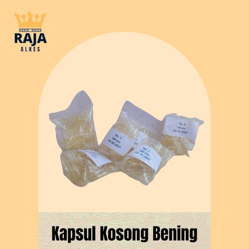 Jual Kapsul Kosong TRANSPARAN Ukuran 00 / 0 / 1 Isi 100 Pcs Kapsul ...