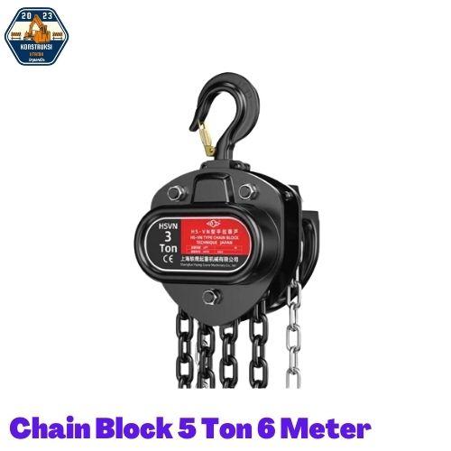 Jual Chain Block 5 Ton 6 Meter Takel Katrol /KUAT BERKUALITAS - 1T X6M ...