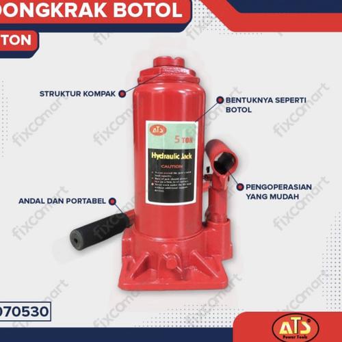 Jual Dongkrak hidrolik mobil 5ton Ats model botol - Jakarta Utara ...