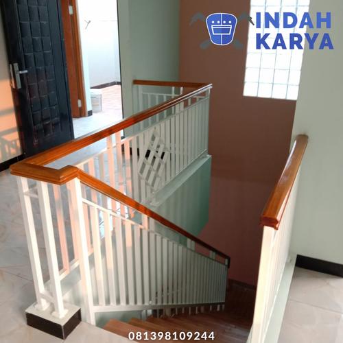 Jual railing tangga minimalis - handrail kayu - Kota Bekasi - Indah ...