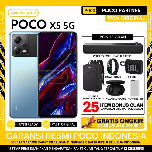 Promo XIAOMI POCO X5 5G 6/128 POCO X 5 5G 8/256 GARANSI RESMI INDONESIA - GREEN 6/128, TANPA ...