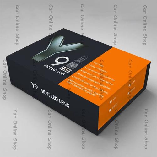 Jual Lampu Y9 LED Projector Mini Projie Mobil 12V Fish Eye H11 HB3 HB4 ...