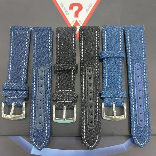 Jual TALI JAM TANGAN GUESS JEANS QUICK RELEASE - Navy, 24mm - Jakarta ...