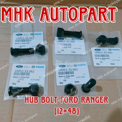 Jual HUB BOLT BAUT RODA PLUS MUR FORD RANGER (12X48) P/N UM51-33-062 ...