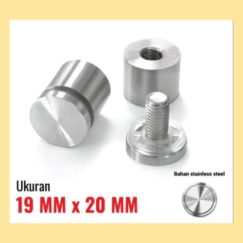 Jual PEN IKLAN 12x30 STEINLESS/BAUT AKRILIK/BAUT KACA SIGN BOARD - 12mm ...