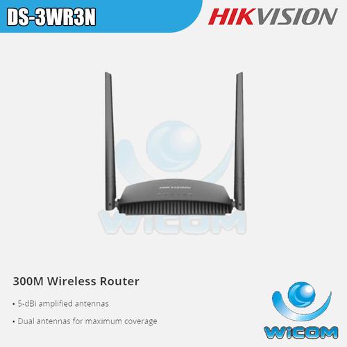 Jual Hikvision Wireless Router 300Mbps DS-3WR3N - Jakarta Utara - Wicom ...