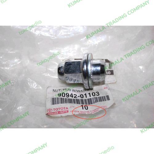 Jual NUT, HUB W/WASHER, 90942-01103, ORI TOYOTA Land Cruiser 1998-2019 ...