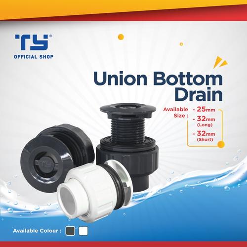 Jual TY Drainage Union / Bottom Drain Pipa Pipe U – PVC by 3 Pawns ...
