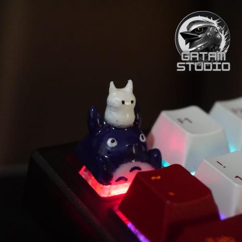 Jual Keycaps Custom My neighbor Totoro "Chu" Mechanical Keyboard ...