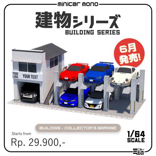 Jual Diorama Papercraft Building -Collector's Garage- - Kitami Cycle ...