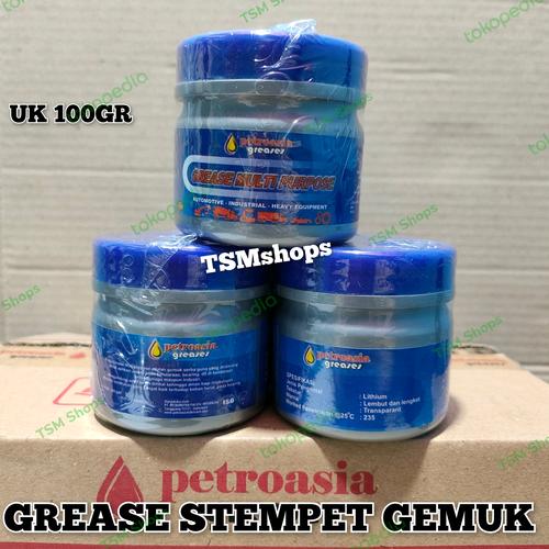 Jual Grease Multi Purpose Gemuk Stempet Petroasia Warna Biru 100gr ...