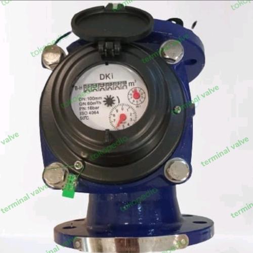 Jual meteran air 6inch/meteran air 150mm/water meter 6" flange ...