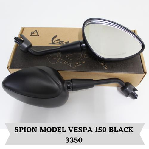 Jual Spion Vespa150 3350 Hitam Spion Motor Vespa 150 Honda Suzuki ...