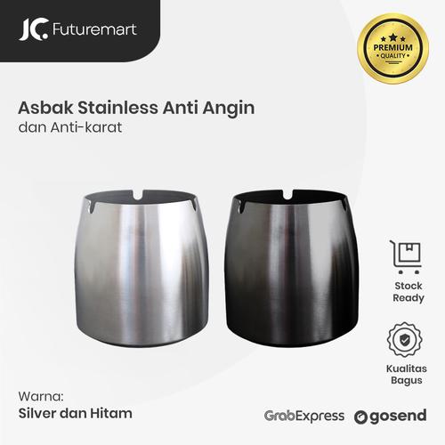 Jual Asbak rokok | ash tray cylinder cone stainless steel anti angin ...