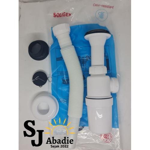 Jual Afur Avur Sifon Sivon Botol Fleksibel SOLIGEN Bahan PVC Putih 1 1/ ...