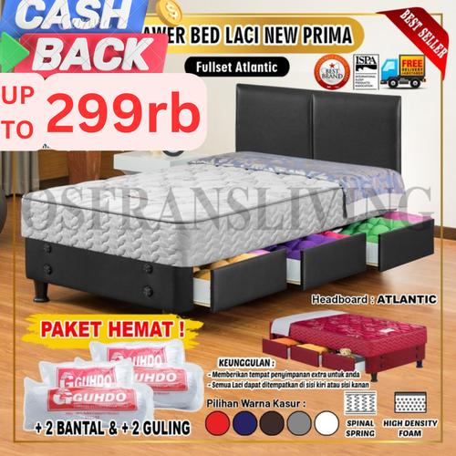 Jual Guhdo New Prima Drawer Laci - Fullset Atlantic Style - - HEADBOARD SAJA, 90 X 200 - Kab ...