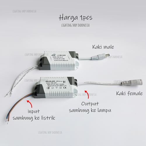 Jual Trafo driver led hpl 8-18W ( 8w 12w 18w ) lampu panel / downlight ...