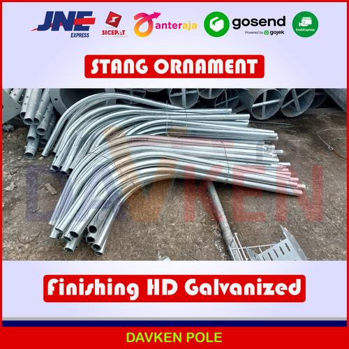 Jual Stang Pipa Tiang Ornament Lampu PJU 2 Inch - HD Galvanized ...