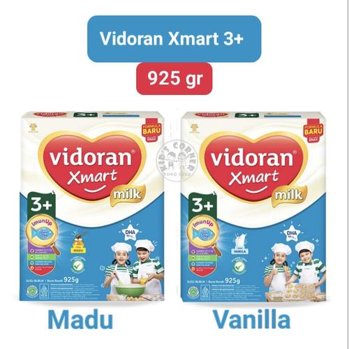 Jual Vidoran 3+ Vanila/Madu 925gr Xmart Susu Pertumbuhan - Vanila ...
