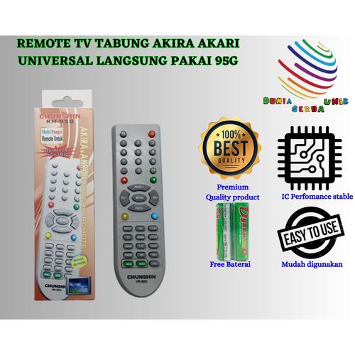 Jual REMOTE TV TABUNG AKIRA AKARI UNIVERSAL LANGSUNG PAKAI - Jakarta ...