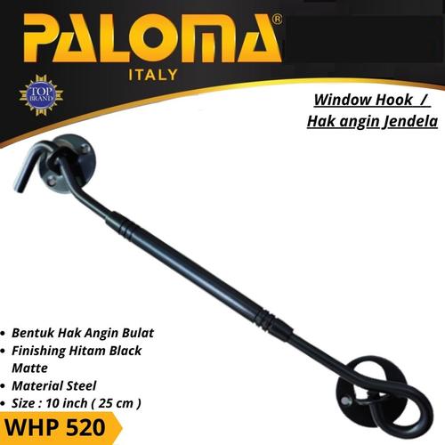 Jual WHP 520 PALOMA WINDOW HOOK HITAM 10" (25CM) PENAHAN JENDELA KAITAN ...