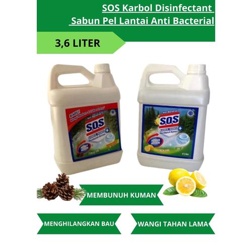 Promo SOS Karbol Disinfectant - Sabun Pel Lantai Anti Bacterial ...