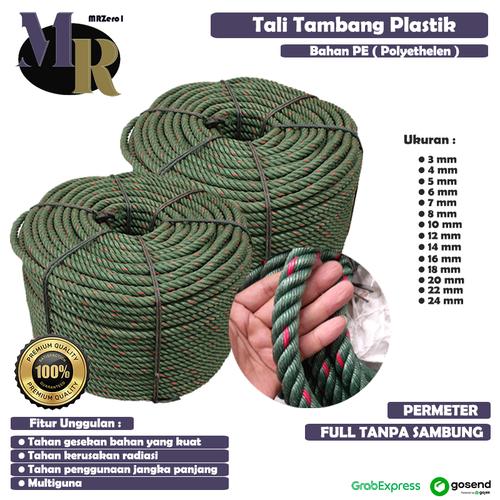 Jual Tali Tambang Besar Plastik 12mm 14mm 16mm 18mm 20mm 22mm 24mm Permeter - 12mm/Meter - Kab ...