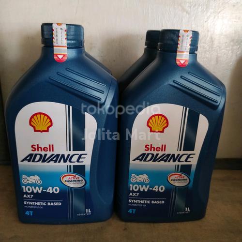 Jual Oli mesin motor matic / scooter Shell Advance AX7 Matic 1 Liter ...