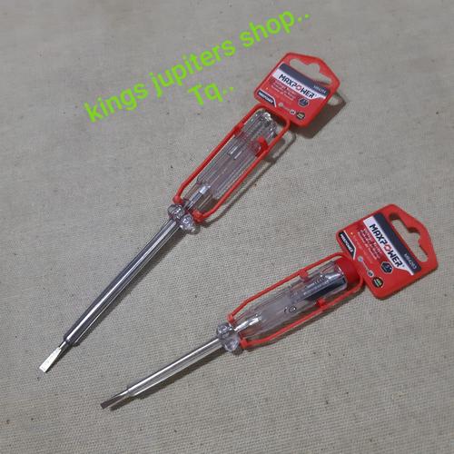 Jual TESPEN LISTRIK PLN 100 - 500V MAXPOWER CMART tes pen obeng pln ac ...