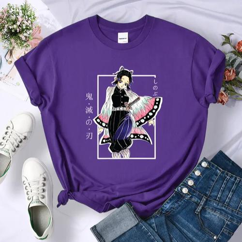 Jual Kaos Shinobu Kocho Kimetsu No Yaiba Manga Tshirt Anime Demon ...