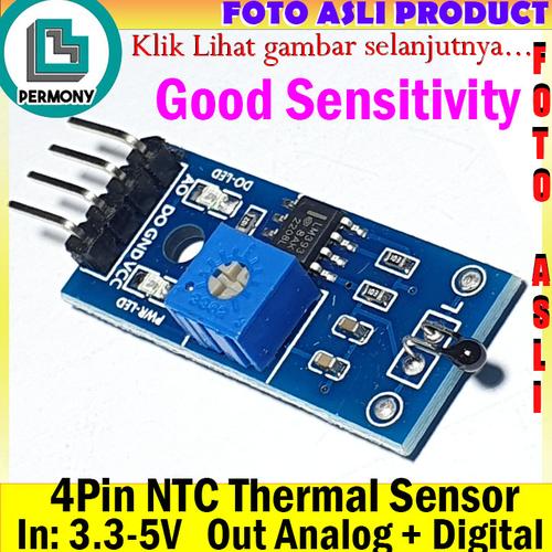 Jual Sensor suhu thermal temperature Thermistor module ntc - Jakarta ...